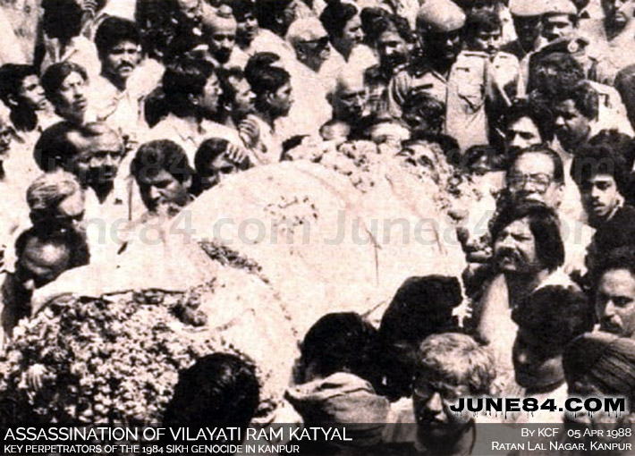 Assassination of Vilayati Ram Katyal - June84.com